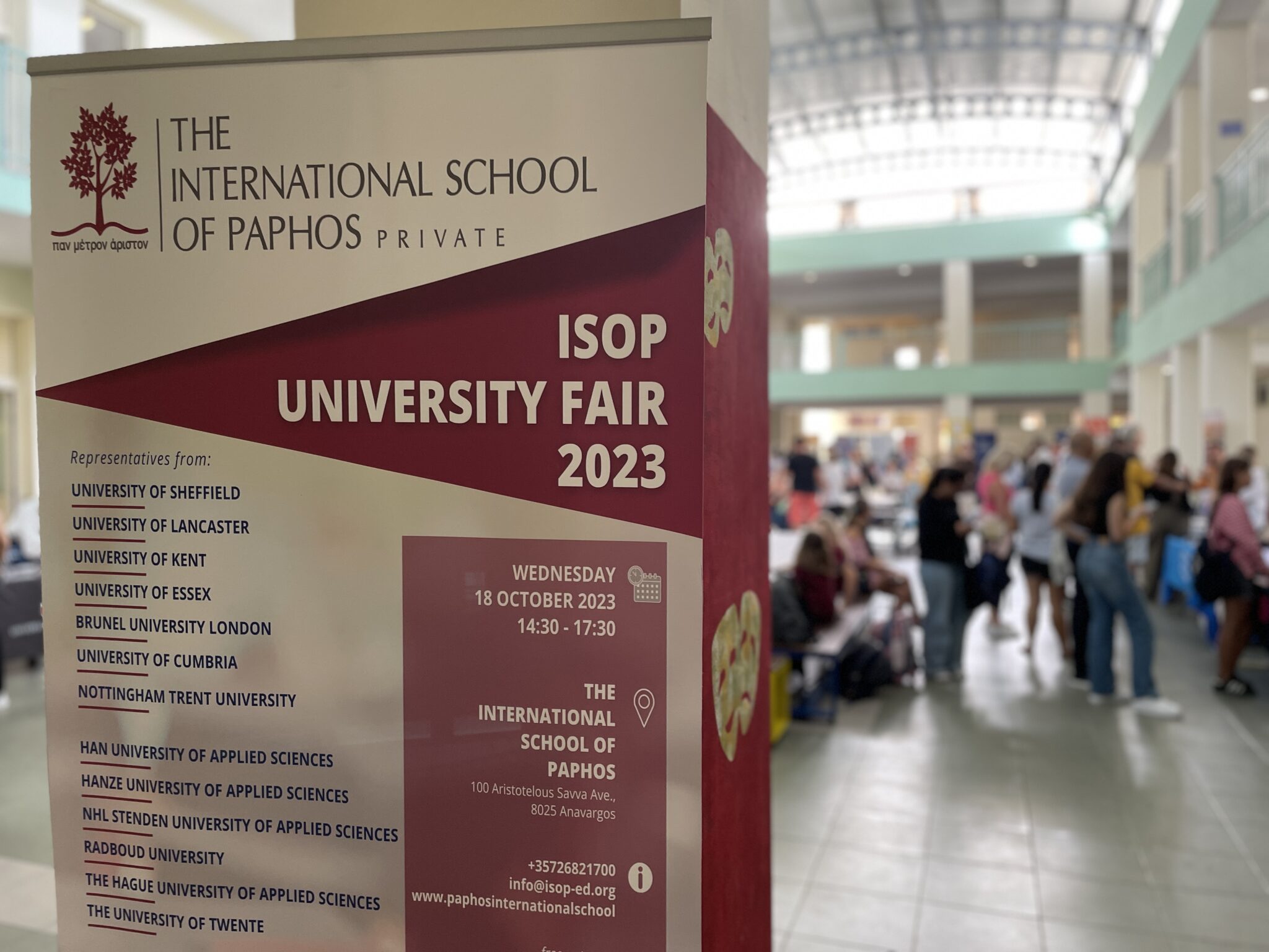 ISOP University Fair - The International School of Paphos