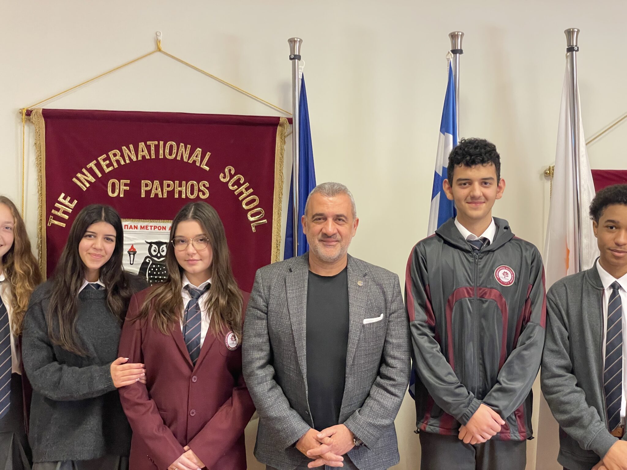 Cypriot MEP Loucas Fourlas visits our school - The International School ...